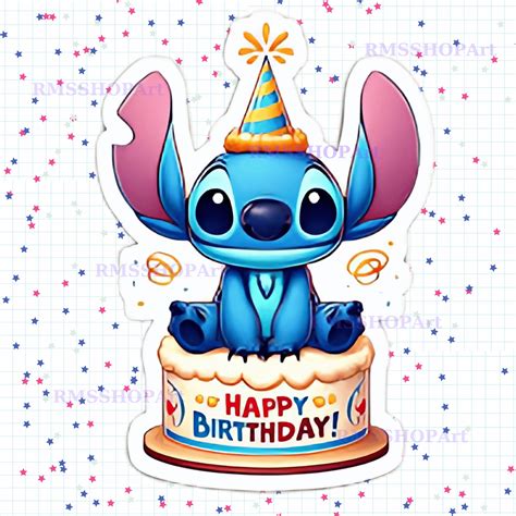Happy Birthday Stitch Png Birthday Stitch Svg Birthday Lilo And