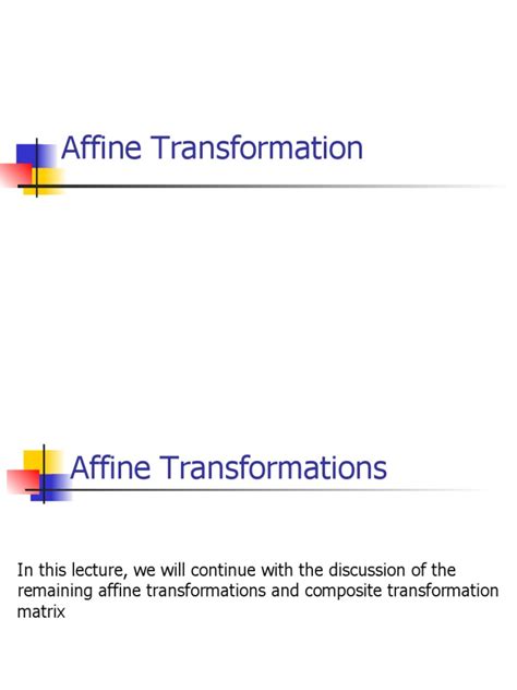Dokumen Tips Affine Transformation Pdf Cartesian Coordinate