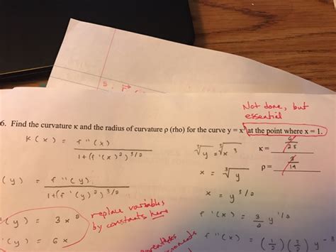 Solved Find The Curvature K And The Radius Of Curvature Rho Chegg