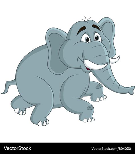 Funny Elephant Cartoon