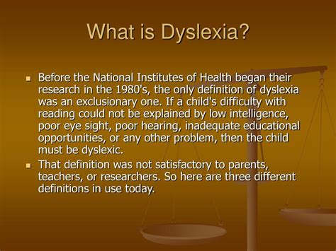 Ppt Dyslexia Powerpoint Presentation Free Download Id59930