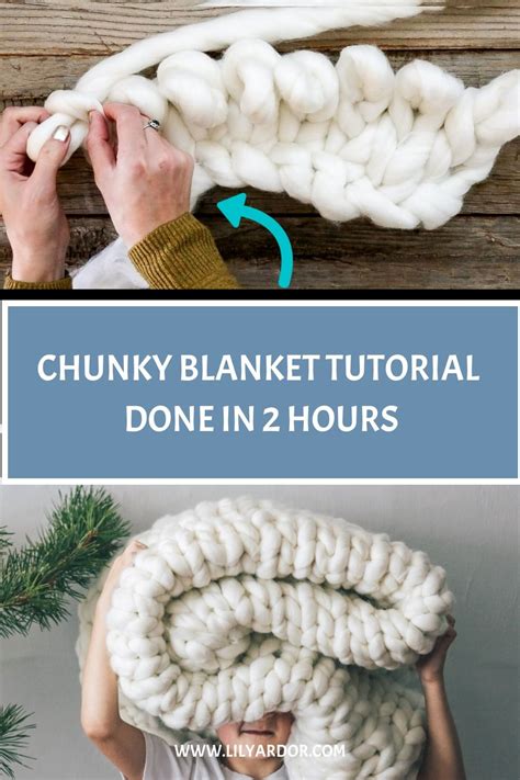 Diy Chunky Knit Blanket Tutorial Artofit