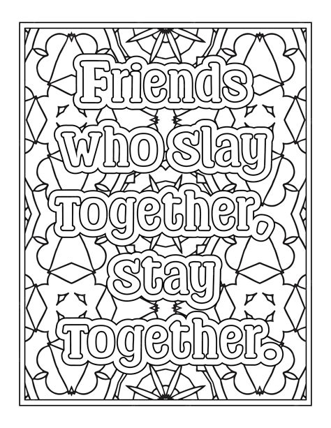 Best Friend Quotes Coloring Pages At June Blackwell Blog