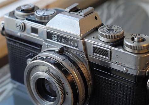 Capturing Nostalgia Vintage Film Camera Premium Ai Generated Image
