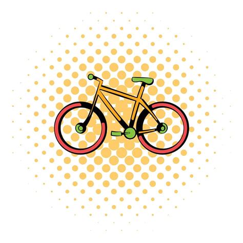 Bicycle Icon Comics Style 14210383 Vector Art At Vecteezy