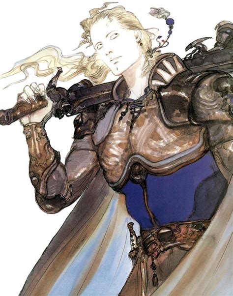 Final Fantasy 6 Concept Art Celes Chere