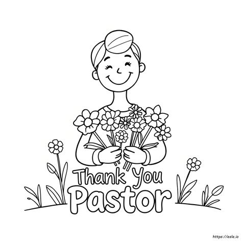 Kiitos Pastori Pastori Arvostus Värityskuvat