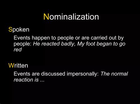 Nominalization Intro Ppt