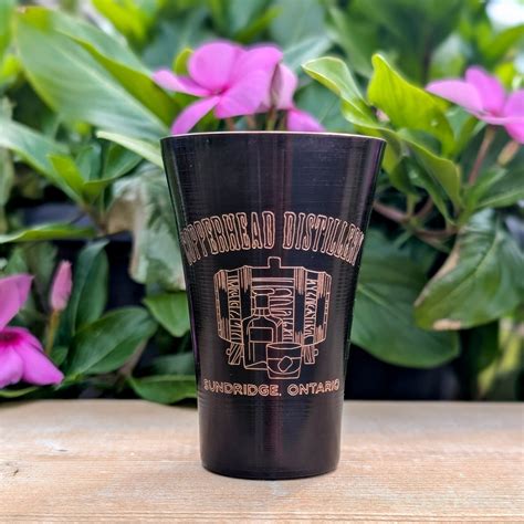 Copperhead Engraved Shot Glass Copperhead Distillery