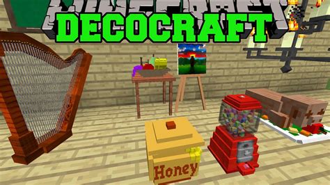 Minecraft Decocraft Mod Epic House Decorations Furniture And More