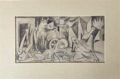 Pablo Picasso Guernica Limited Edition Sketch 60x40 Cm Etsy