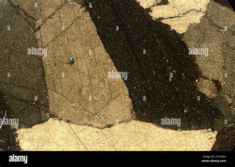 Magnesite Is A Magnesium Carbonate Mineral Photomicrograph Thin