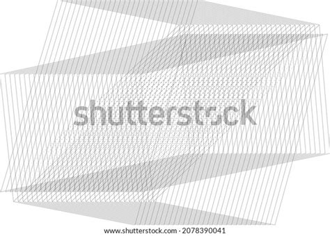 Black Lines Light Background Geometric Dynamic Stock Vector Royalty