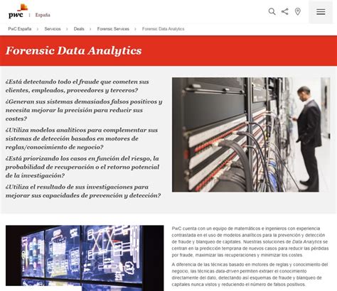 Forensic Data Analytics Pwc Analytics