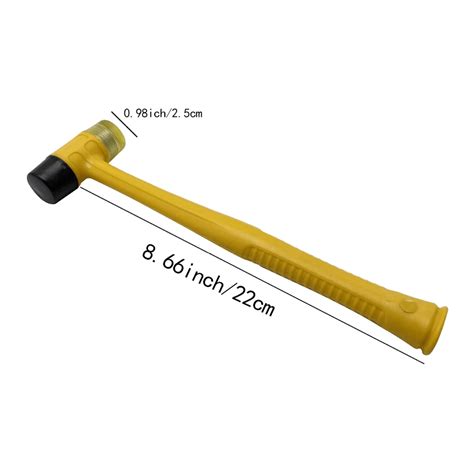 Rubber Mallet Double Sided Rubber Hammer Small Rubber Mallet Suitable For Vinyl Flooring