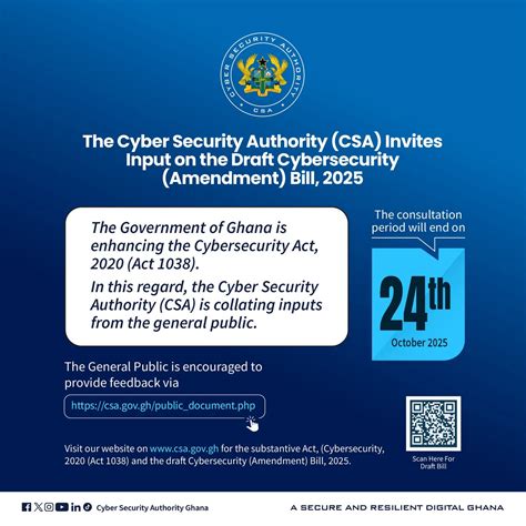 Csa Invites Public Input On Draft Cybersecurity Amendment Bill 2025