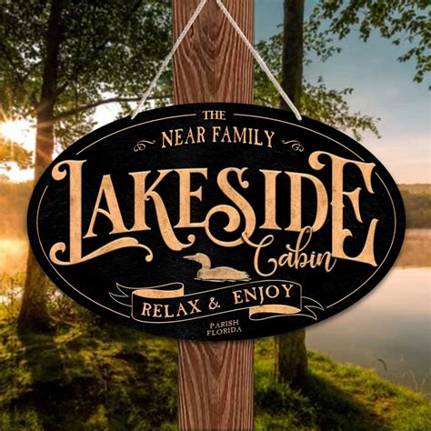 Lake House Sign Lake House Decor Lake House Sign Lake Cabin Decor