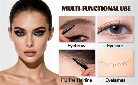 Brown Gel Eyeliner For Mature Women Waterproof Smudge