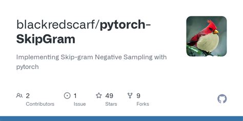 Github Blackredscarfpytorch Skipgram Implementing Skip Gram
