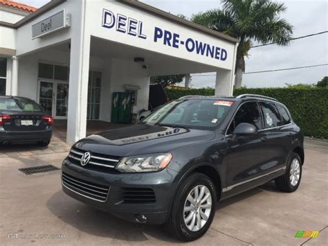 2012 Dark Flint Metallic Volkswagen Touareg Vr6 Fsi Sport 4xmotion