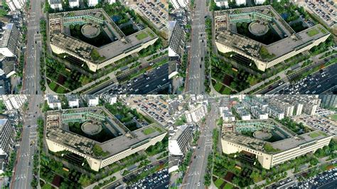 航拍国家开发银行湖南省分行 视频素材下载