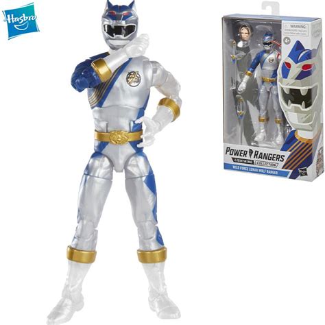 Power Rangers Hasbro Lightning Collection Força Selvagem Lunar Wolf Ranger 6 Polegadas Premium