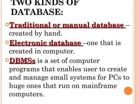 Database management system | PPT | Databases | Computer Software and Applications