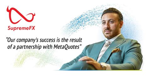 Our Companys Success Is The Result Of A Partnership With Metaquotes Says The Founder And Ceo