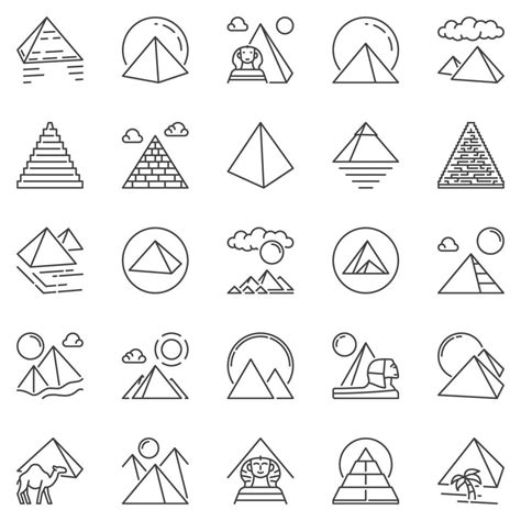 Egyptian Pyramid Symbols