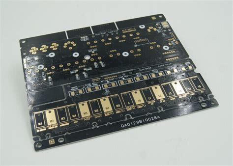 Gold Finished 12 Layer Pcb Board Black High Density Interconnect Pcb