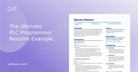 5 Plc Programmer Resume Examples And Guide For 2023