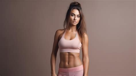 Premium Photo Attractive Athlete Woman