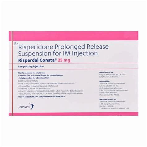 Risperdal Consta 25 Mg At ₹ 3700box Dm Colony Mumbai Id