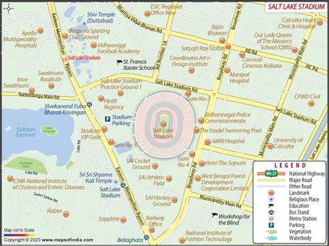 Salt Lake Football Stadium Map Location Of Salt Lake Football Stadium
