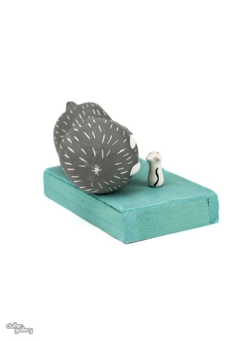 Sleepy Cat And Pikaboo Mouse Matte Gray