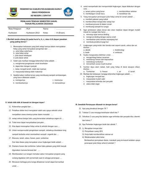 Master Sosl Plh Kelas 6 Pdf
