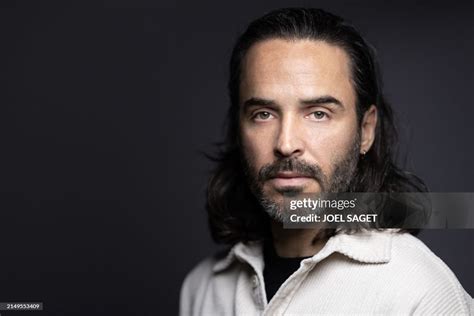 French Moroccan Actor Assaad Bouab Poses For A Photo Session During