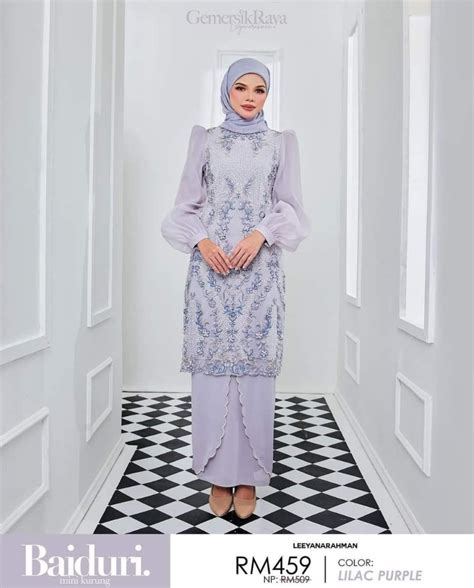 Rent Leeyanarahman Baiduri Mini Kurung Womens Fashion Muslimah