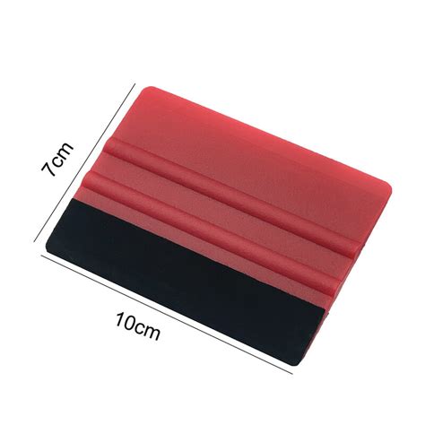 Tofar 10 개 탄소 섬유 필름 자동차 랩 비닐 스퀴지 패브릭 펠트 4 창 색조 스티커 벽지 설치 카드 스크레이퍼 자동차 세척 및 유지 보수