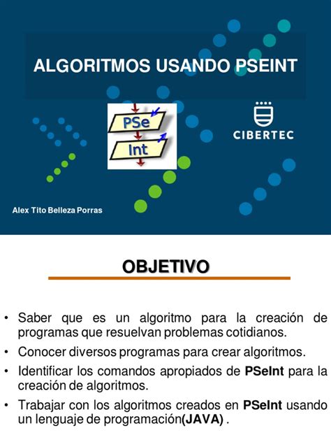 Algoritmos Usando Pseint Pdf Algoritmos Programación De Computadoras