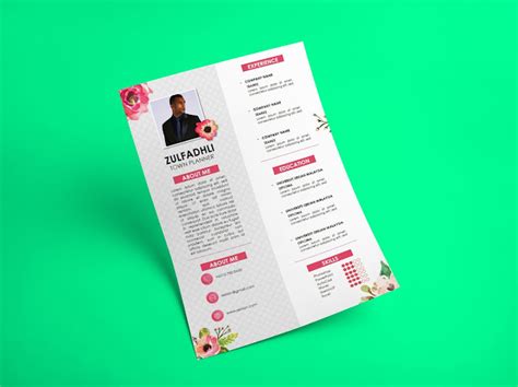 FREE Resume CV Powerpoint Template Budak Bandung Laici FREE Resume CV Powerpoint Template Budak Bandung Laici