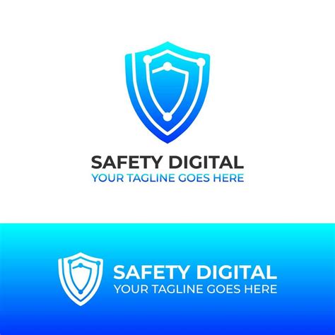 Technology Security Logo Graphic Vector Design Shield Logo 24171948