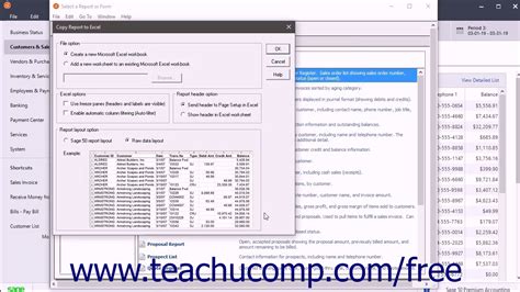 Sage 50 2018 Tutorial Exporting Reports To Excel Sage Training Youtube