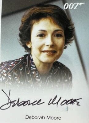 Deborah Moore Autograph From James Bond Archives Final Edition Ebay