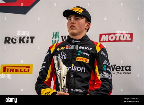 Bart Harrison 77 Chris Dittmann Racing Race 1 Donington At Donington Park Derby England On 27