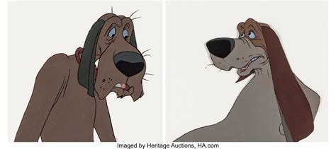 The Aristocats Napoleon And Lafayette Color Model Cel Group Of 2 Lot