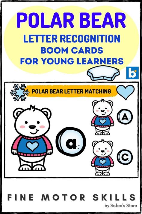 Polar Bear Letter Recognition Boom Cards Lower To Uppercase Letters