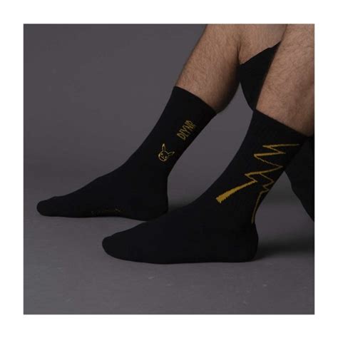 Pokémon × Dolly Noire Pikachu Black Socks One Size Adult Pokémon