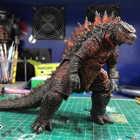 Kaiju News Outlet On Instagram “amazing Custom S H Monsterarts Burning