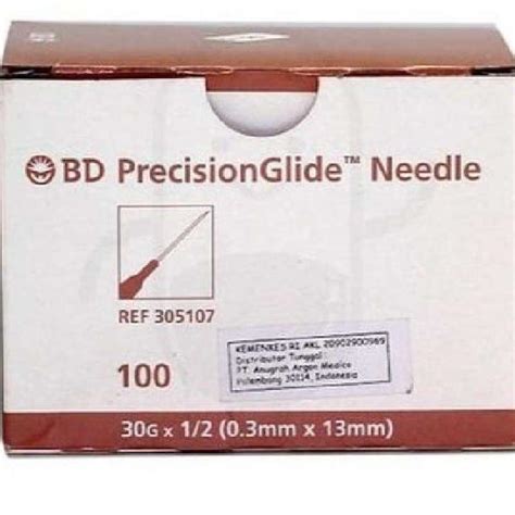 Jual Bd Needle 30g Bd Precisionglide Needle 30g 12 Jarum Suntik Bd